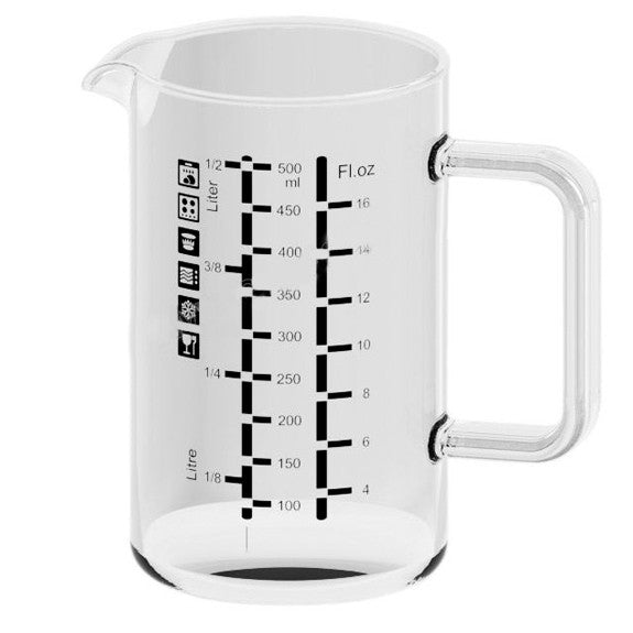 Simax 16 oz Glass Cooking and Measuring Jug – The Westview Shop