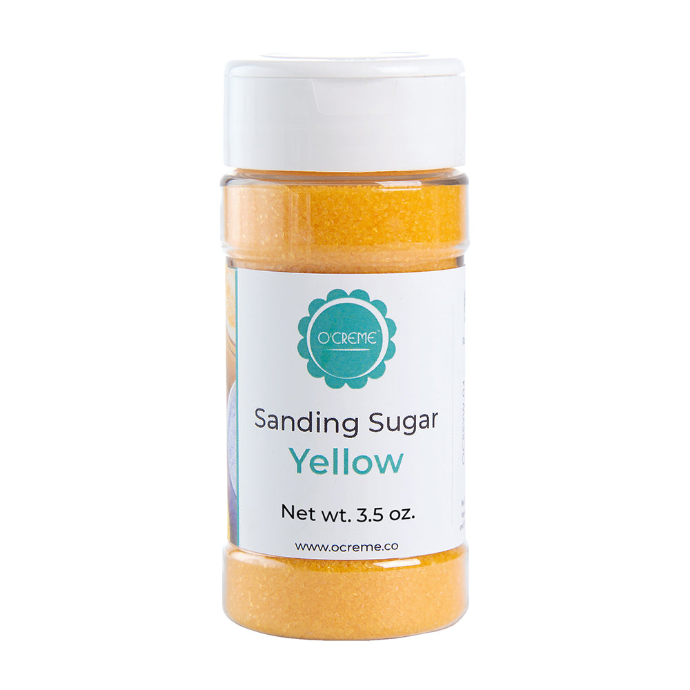 O'Creme Golden Yellow Sanding Sugar, 3.5 oz. – The Westview Shop