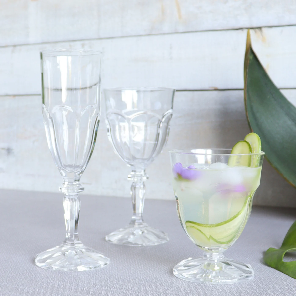 4163800 Retro Goblet Small Clear Acrylic – The Westview Shop