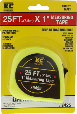 TAPE MEASURE-25'x1" NEON – The Westview Shop
