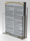 Set Of 8 Acrylic Bentcher Set Gold Marble – The Westview Shop